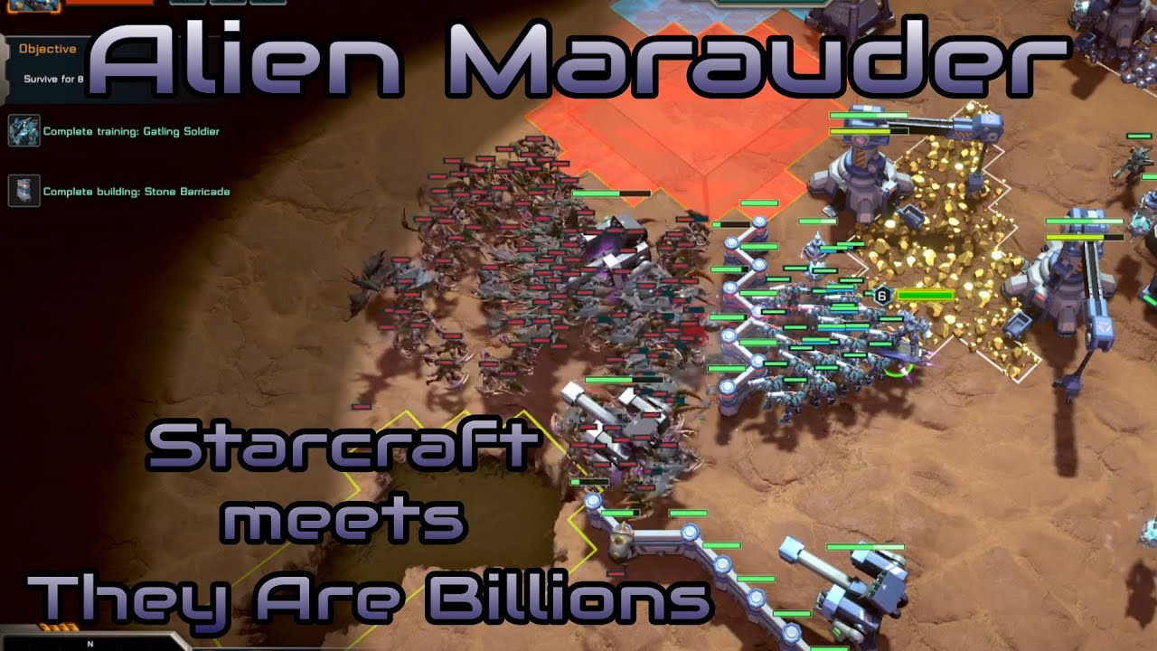 Alien Marauder - They are Billions meets Starcraft - Hard Difficulty ...