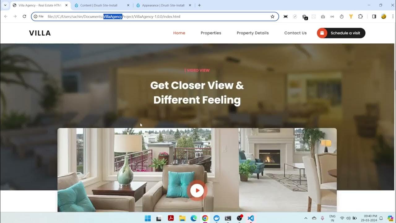 How to develop a website in drupal 10 from start to end | Create a Custom Theme #drupal10 P6 ...