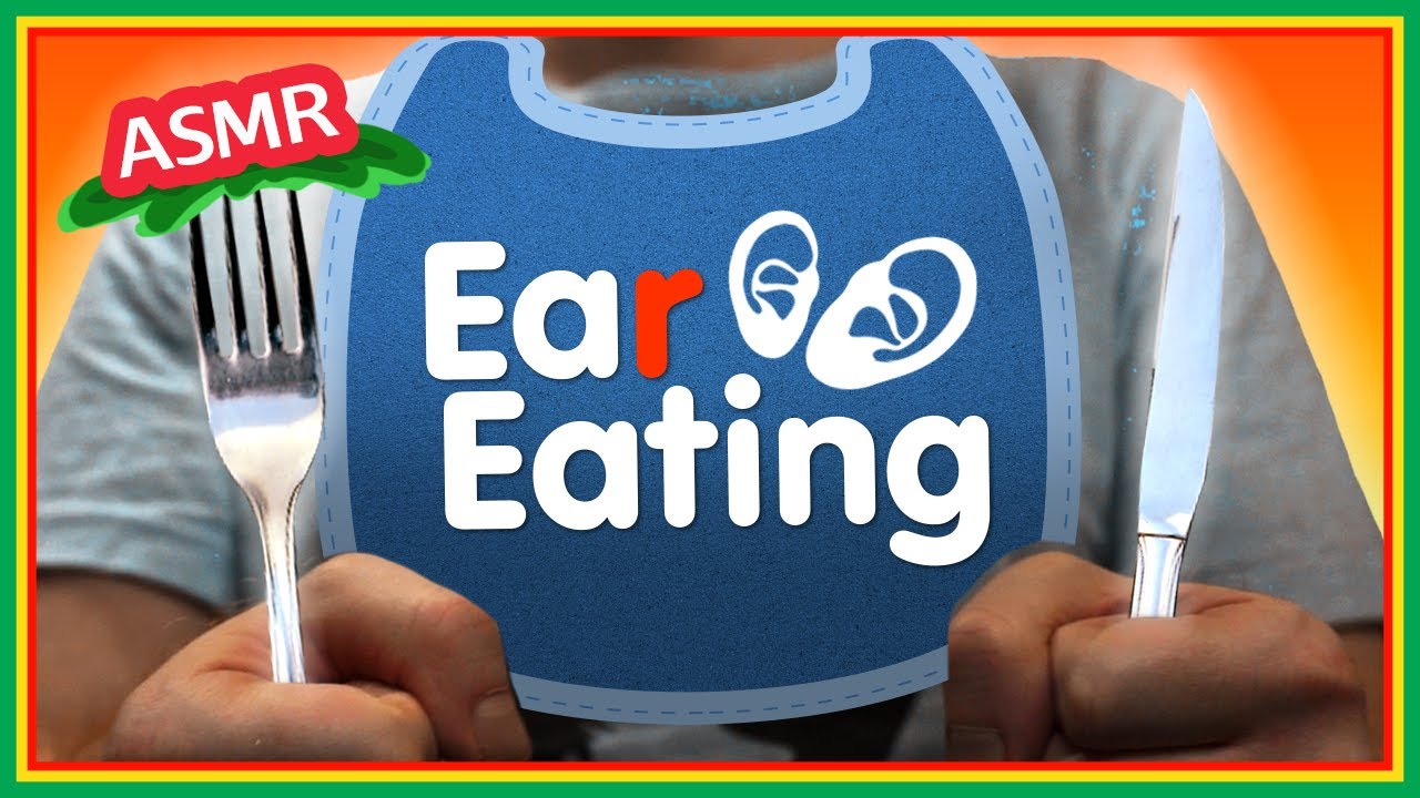 [ASMR] Ear Eating Sounds, Mouth Sounds, Nom Nom Nom, Breath, Whispers ...