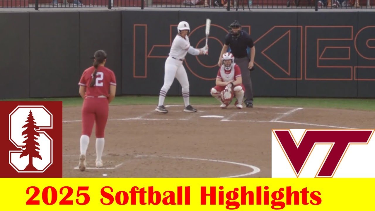 #16 Stanford vs #12 Virginia Tech Softball Game Highlights 3 28 2025 ...