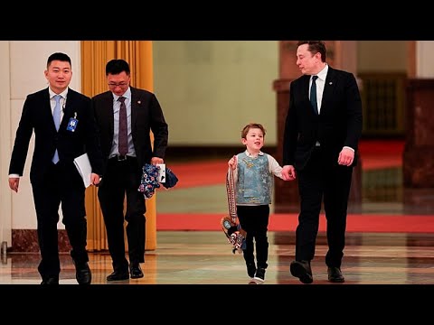 Elon Musk brings son X Æ A-Xii to high-level business meeting with China’s premier