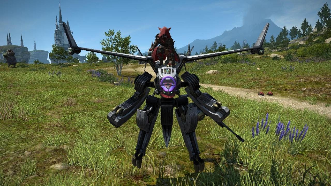 FINAL FANTASY XIV Gabriel Alpha Mount - YouTube
