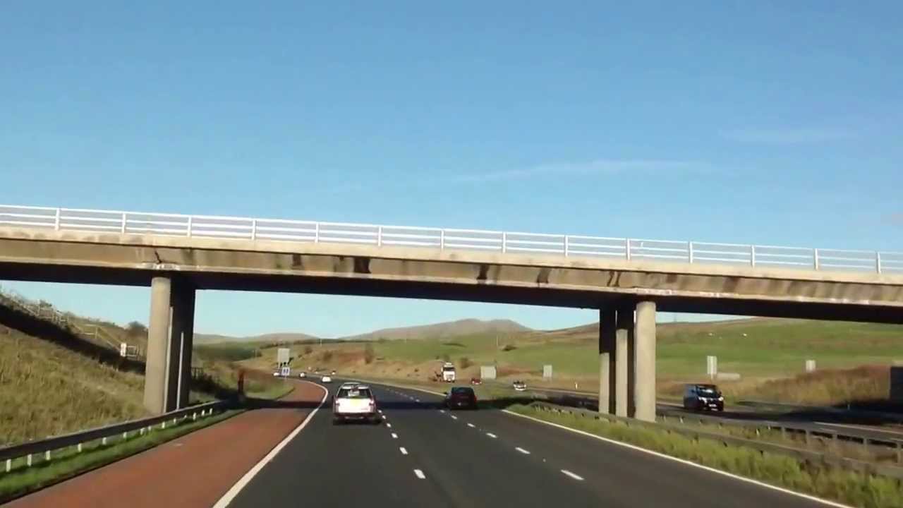 Driving on best part of M6 - YouTube