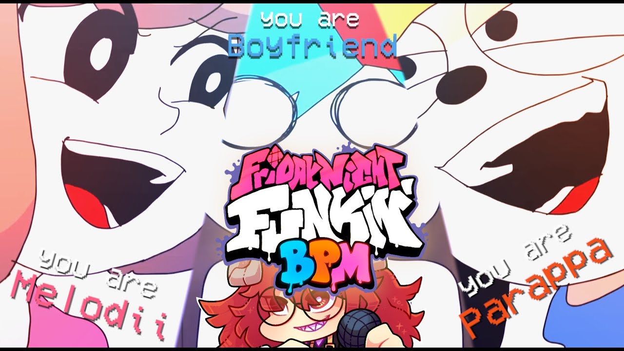 FNF: Turn-Bass - BPM Song feat Parappa and Melodii - YouTube