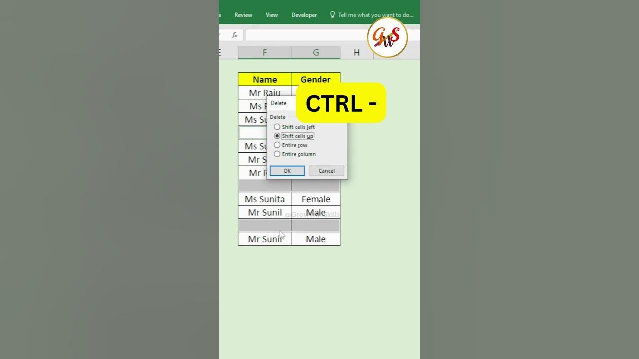 #shorts Excel Tips and Tricks | Microsoft Excel Tips - YouTube