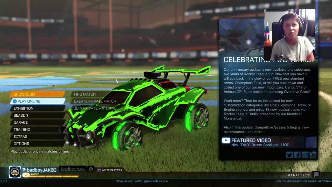 Rocket League - Trying out some costom training. - YouTube