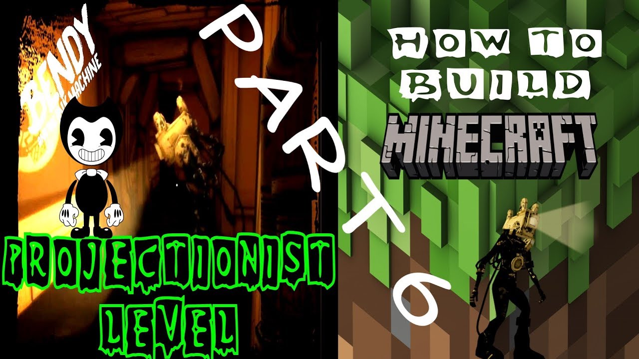 PROJECTIONIST ROOM PART 6 BUILDING BENDY CHAPTER 3 IN MINECRAFT ANY ...