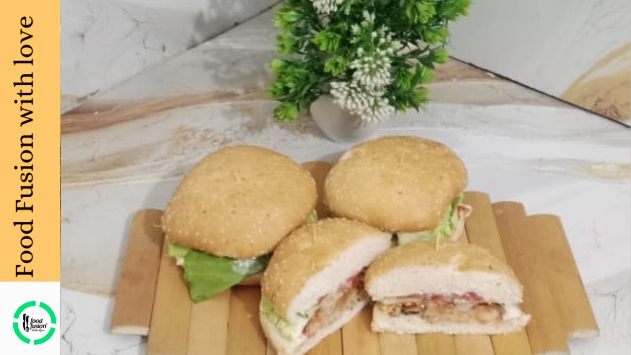 KFC chicken patty Burger l patty burger l chicken petty burger recipe ...