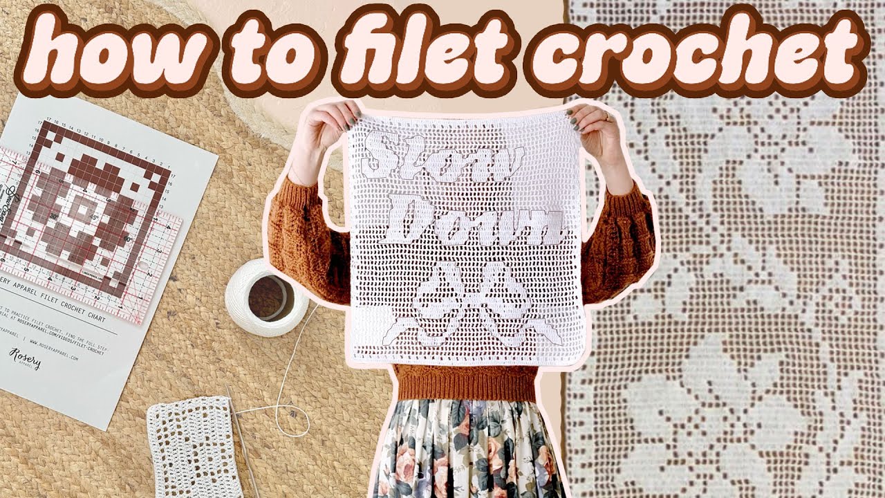 How To Filet Crochet Step-By-Step (Free Patterns + Everything You Need ...