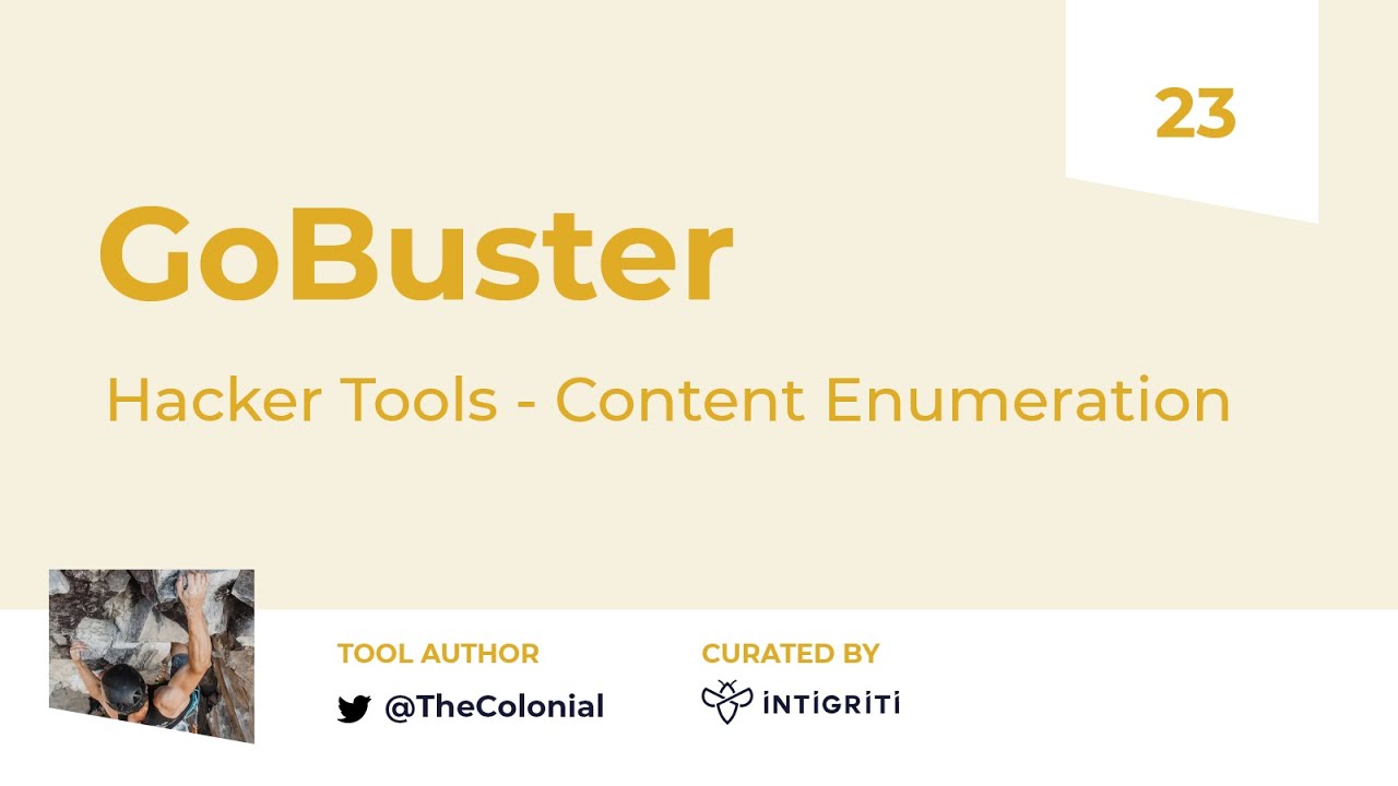 Easy content discovery! GoBuster - Hacker Tools - YouTube