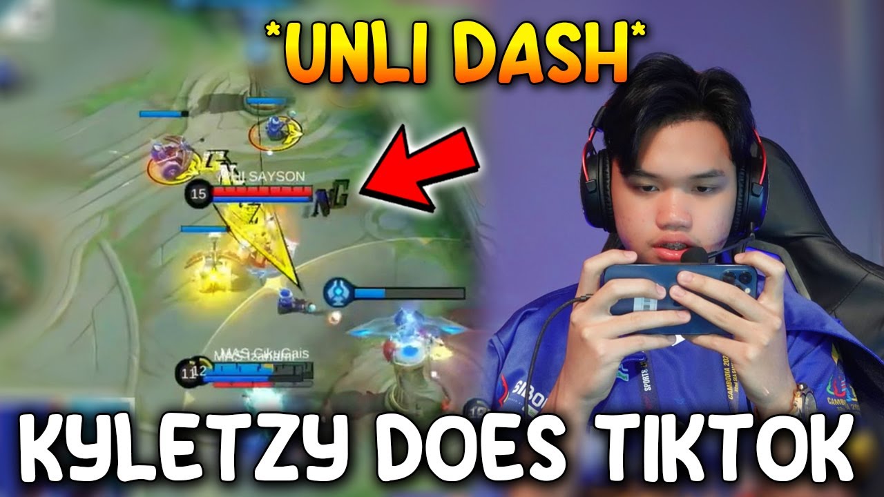 KYLETZY DOING SOME TIKTOK PLAYS ON LANCELOT IN SEA GAMES FINALS...😱 ...