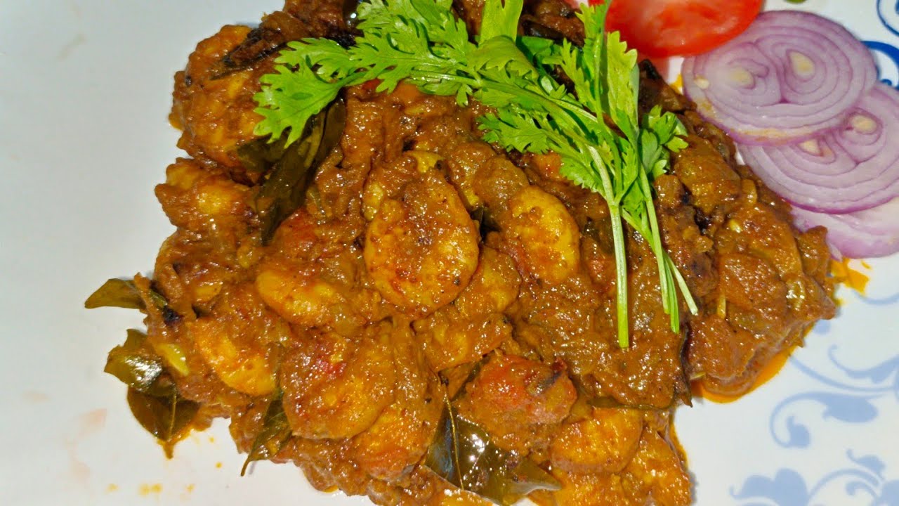 Village Style Prawn fry | Prawn fry in tamil | Prawn recipe in tamil ...
