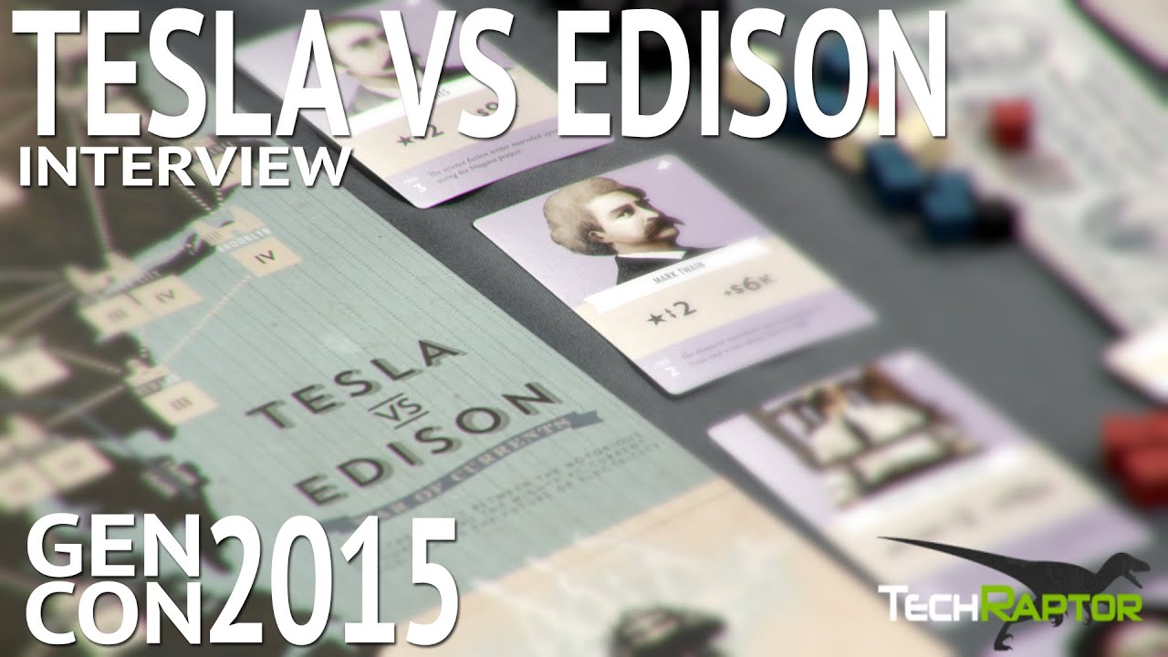 GenCon 2015 - Tesla vs Edison interview - YouTube