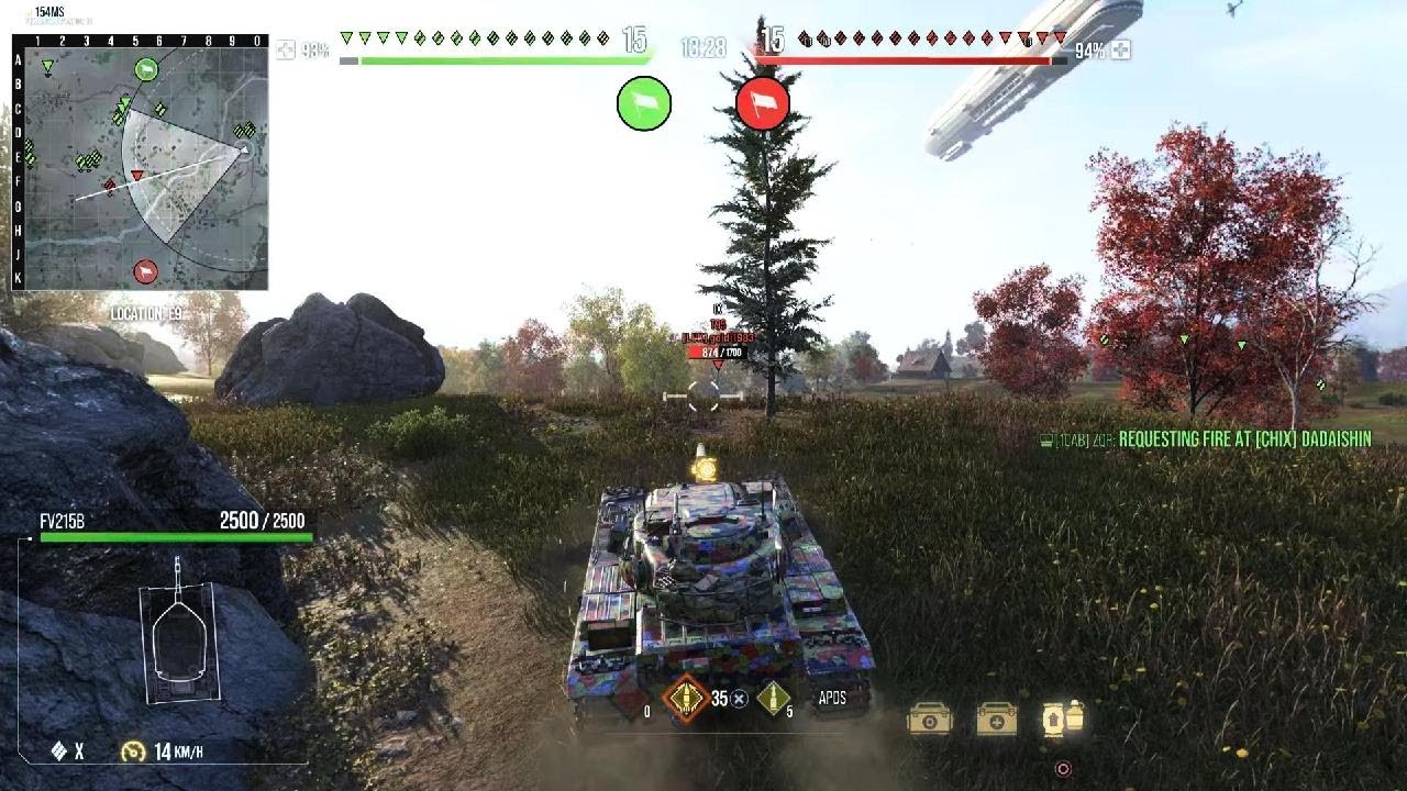 영국 헤비 215b 레드셔 World of Tanks 콘솔 ps5 - YouTube