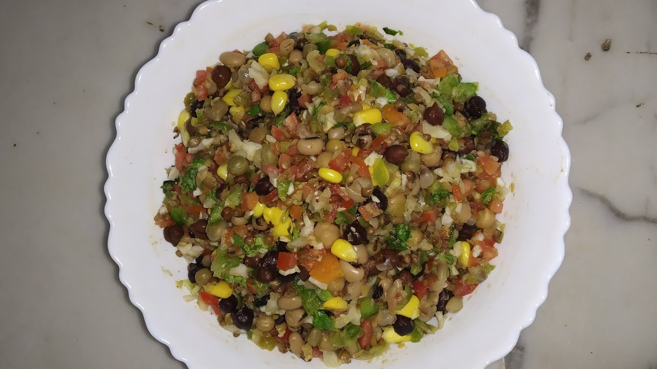 Jain beans salad for weightloss recipe - YouTube