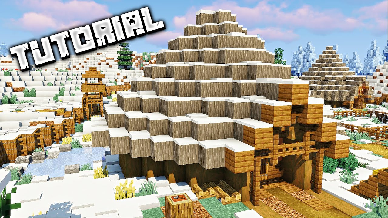 How To Build A Roundhouse | Minecraft Tutorial - YouTube