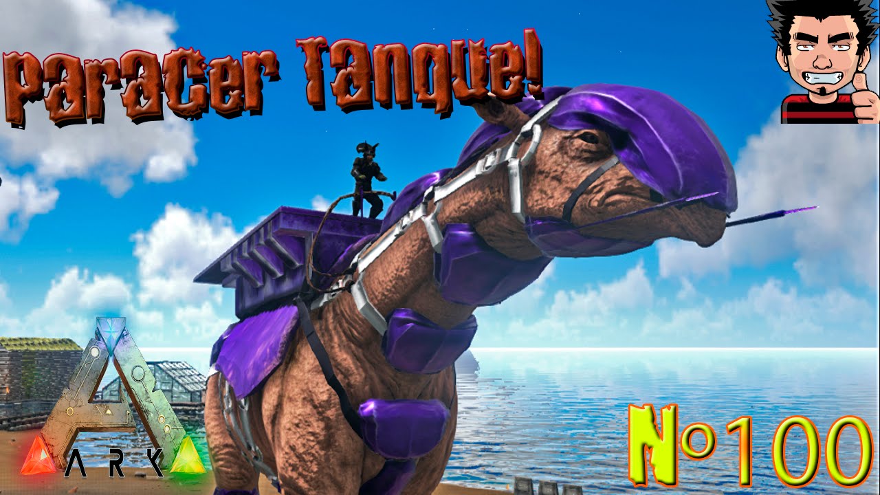 ARK Survival Evolved capturamos paracer Armored armadura especial mod ...