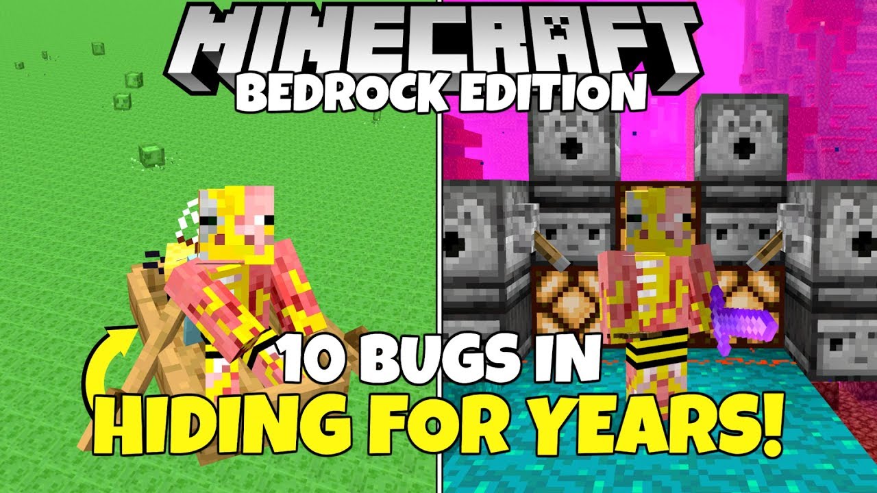These 10 Bugs Have Been Hiding In Plain Sight For YEARS! Minecraft ...