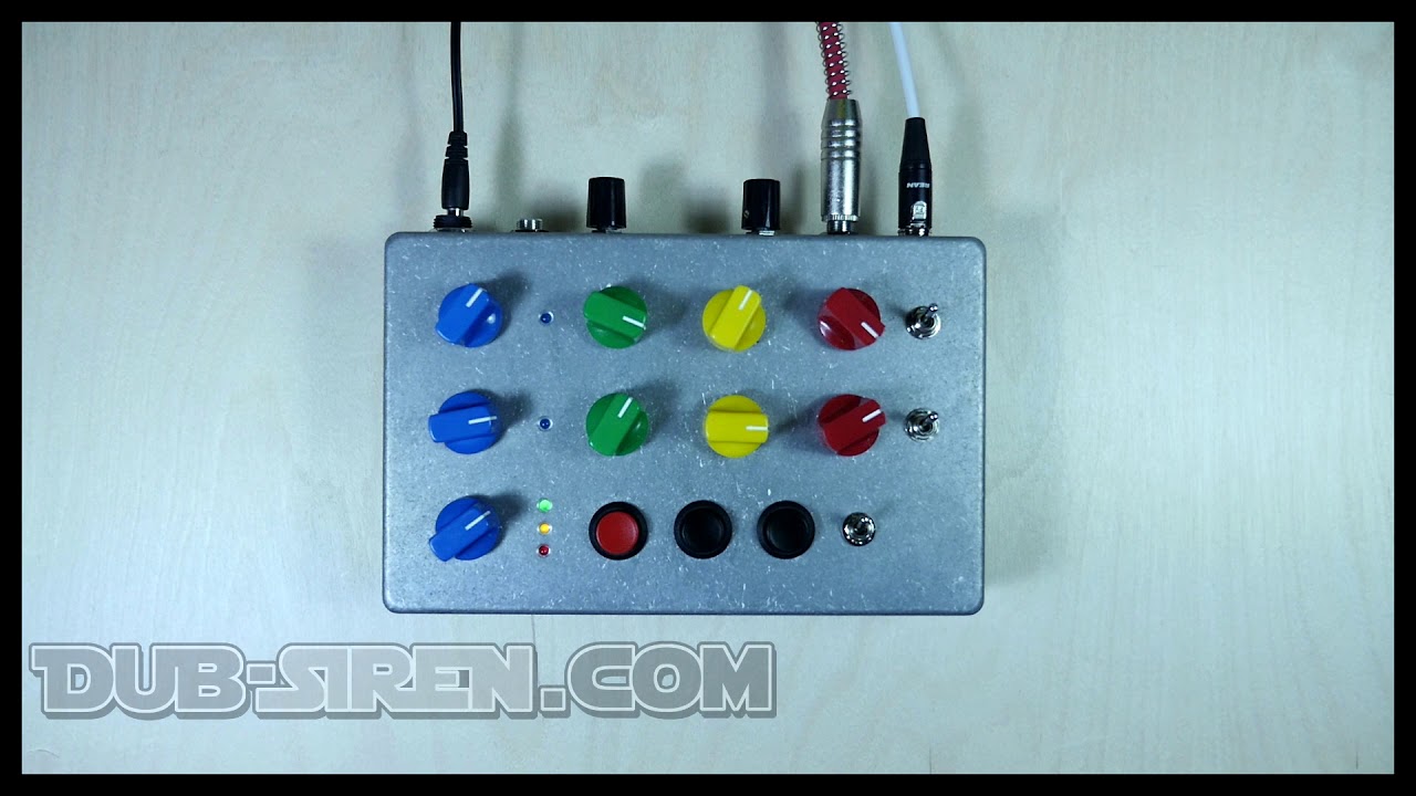 Custom Siren & Delay Combo Box w/ Foot Switch - YouTube