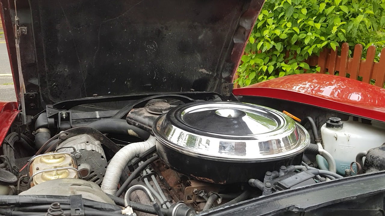 Corvette 77 starter motor not engaging engine - YouTube