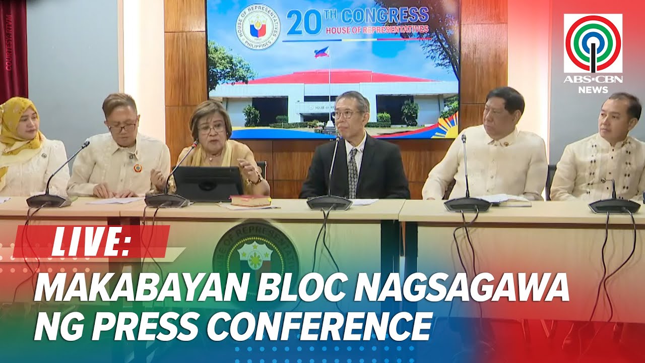 LIVE: Reps. Chel Diokno and Leila de Lima hold press conference | ABS ...