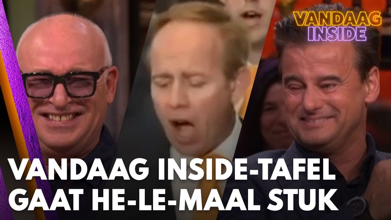 Vandaag Inside-tafel gaat he-le-maal stuk om LuckyTV-beelden van ...