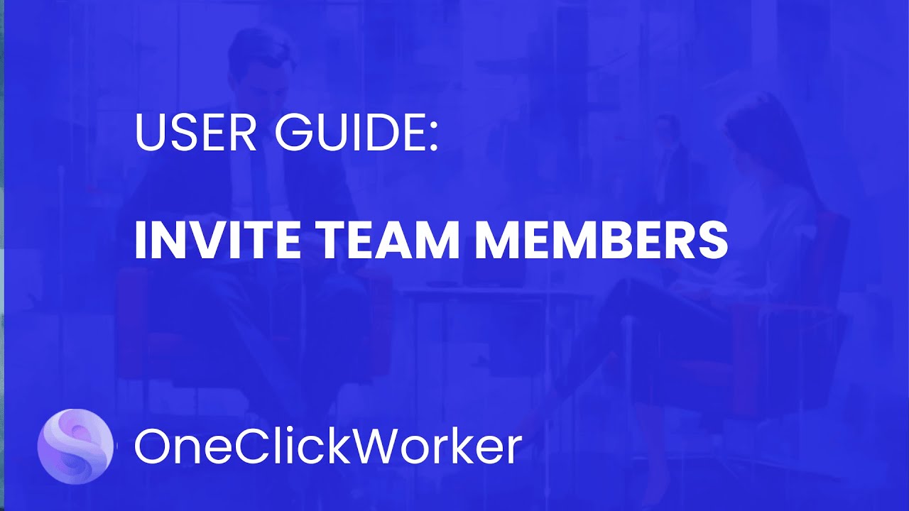 Invite Team Members: One Click Worker - YouTube