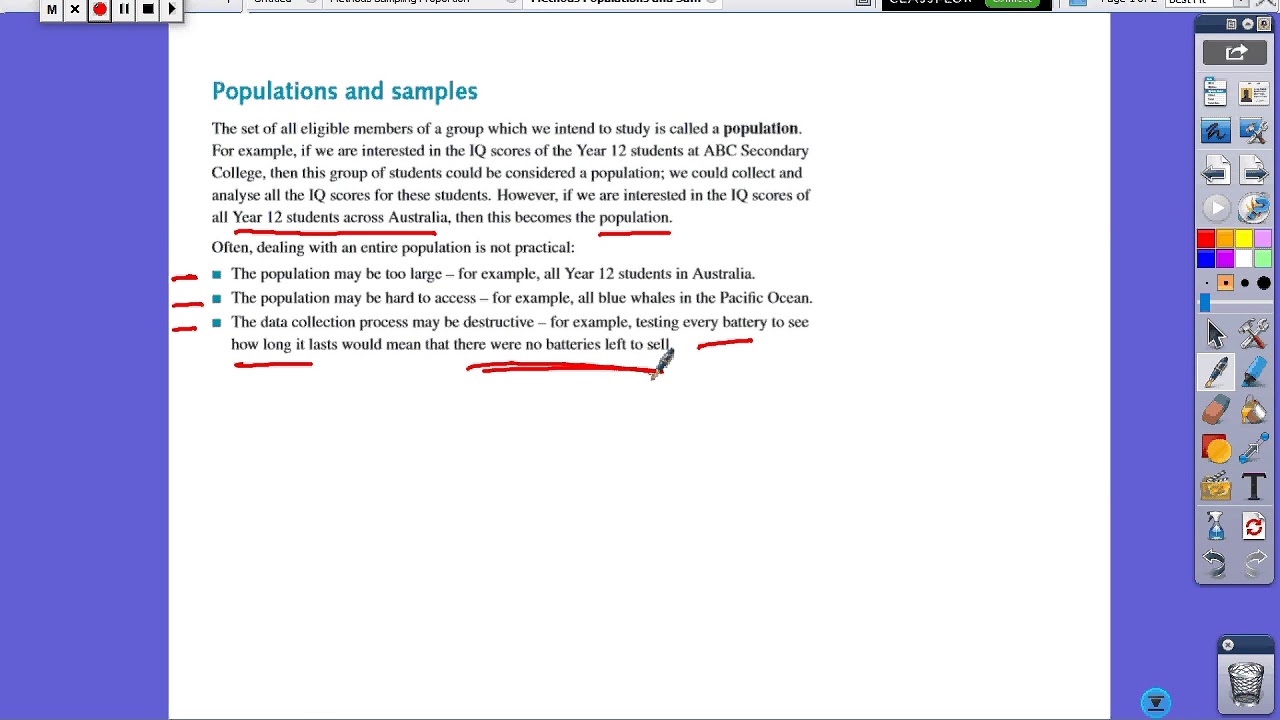 Populations and Samples - YouTube