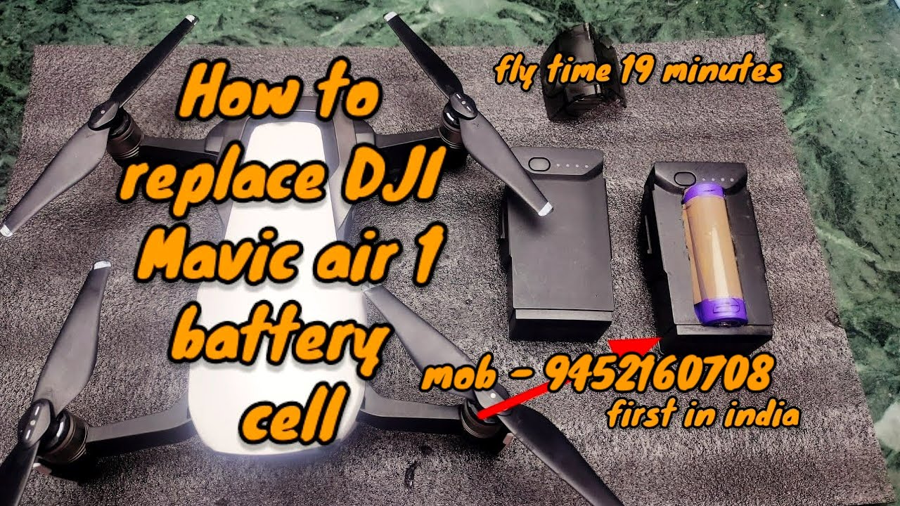 How to replacement DJI Mavic air drone battery cells at own home very ...