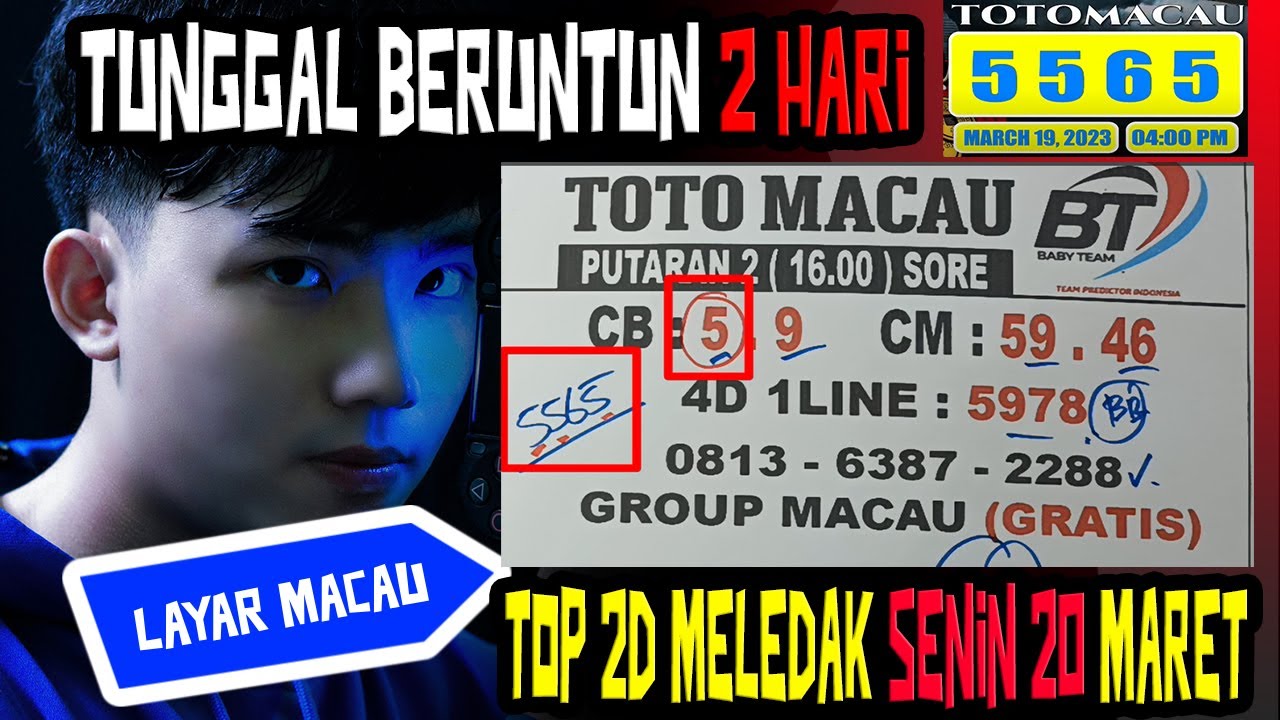 PREDIKSI TOTO MACAU 20 MARET 2023 | | RUMUS JITU TOTO MACAU HARI INI ...