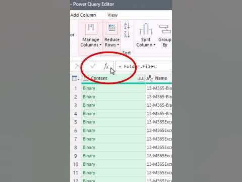 Count Files in Folder Using Excel? Power Query!!! Excel Magic Trick # Short 01 - YouTube