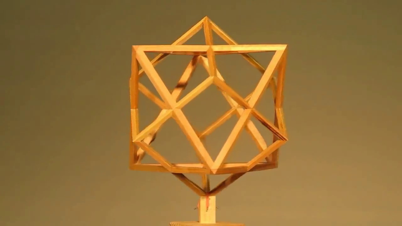 Hexaeder in Oktaeder auf Spitze Hexaeder - YouTube