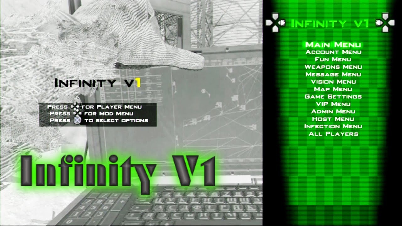 MW2 Infinity V1 SPRX Mod Menu SHOWCASE AND DOWNLOAD - YouTube