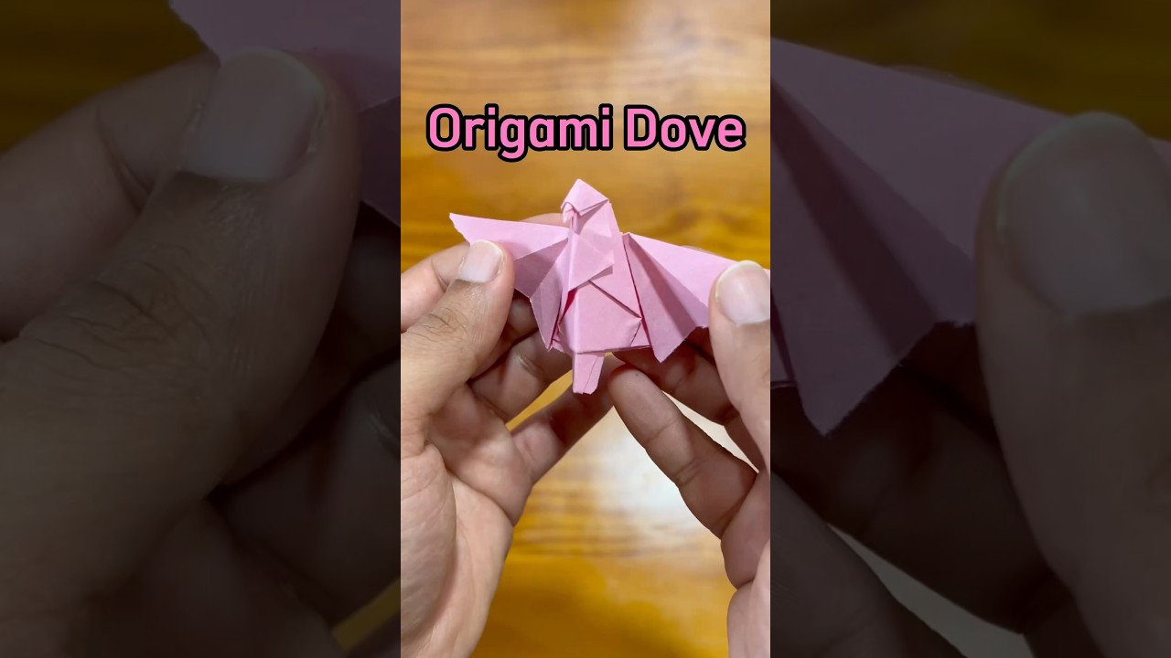 Origami Dove (pomba) #worshipmusic #dove #pomba #cristianismo #origami ...