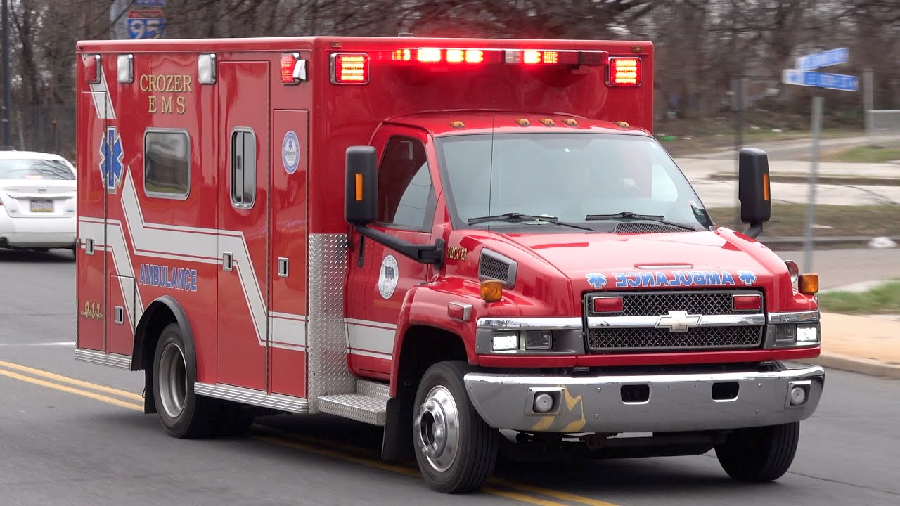 Crozer Health EMS MICU 68 Responding - YouTube