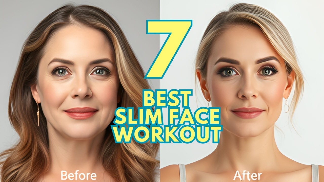 7 Best Slim Face Workouts: Get That Chiseled Look! 💆‍♀️ - YouTube