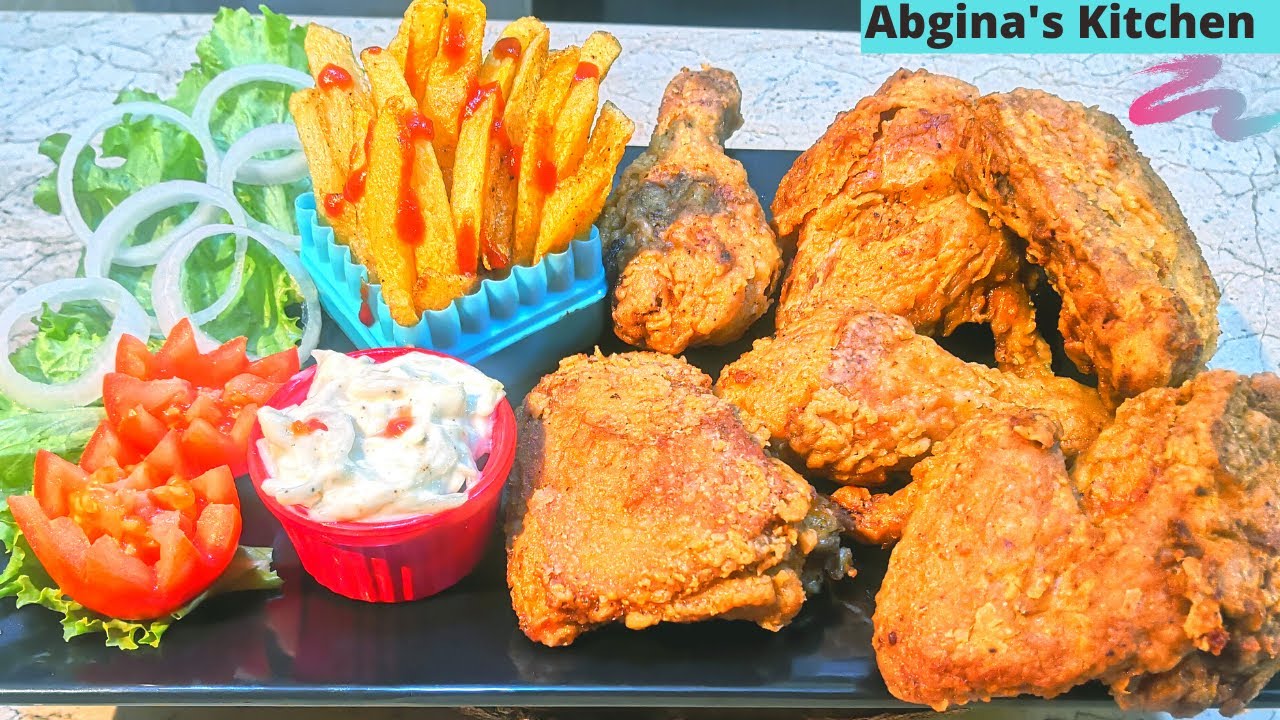 KFC Style Crispy Chicken Broast - Fried Chicken Broast Recipe - Broast ...