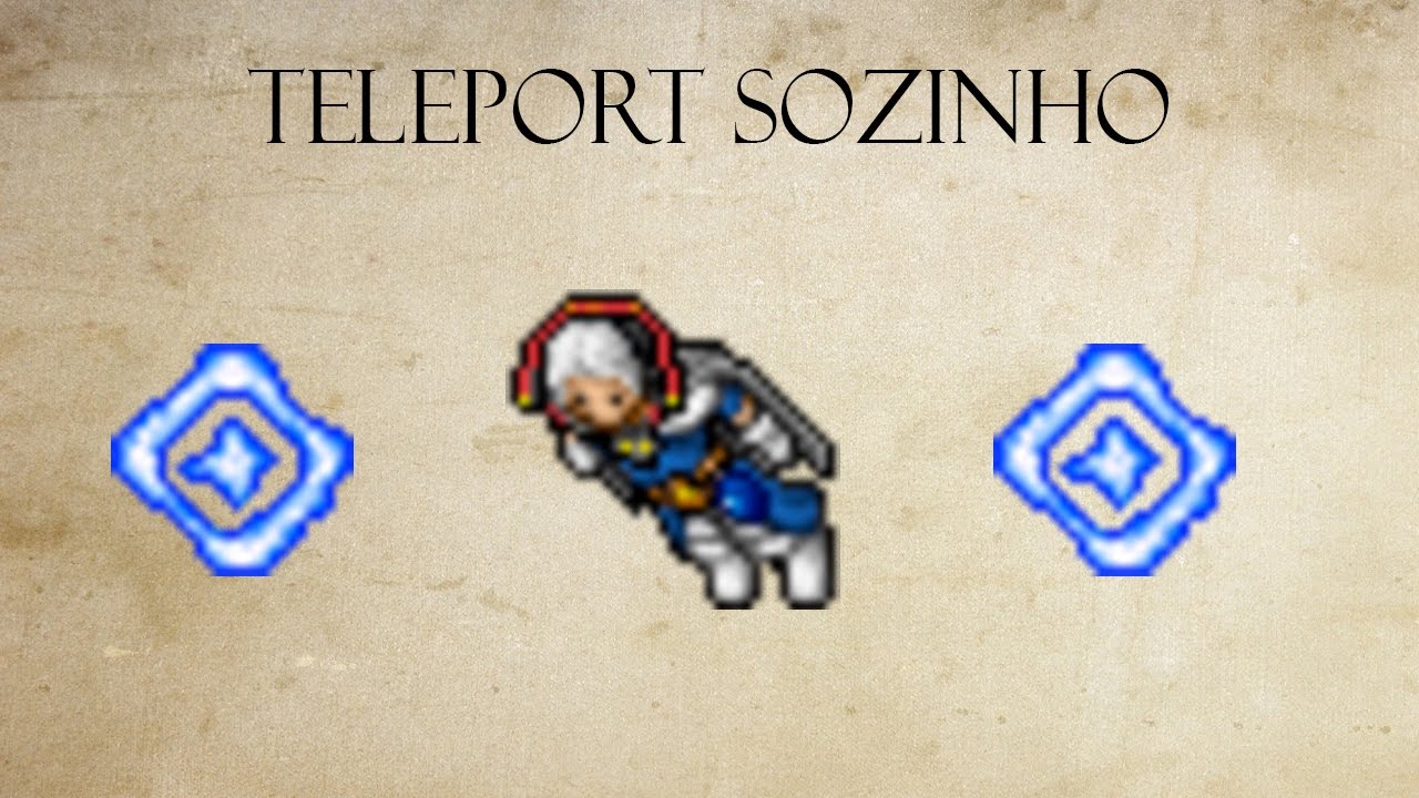 Tibia - Dicas : Como dar Teleport sozinho - YouTube