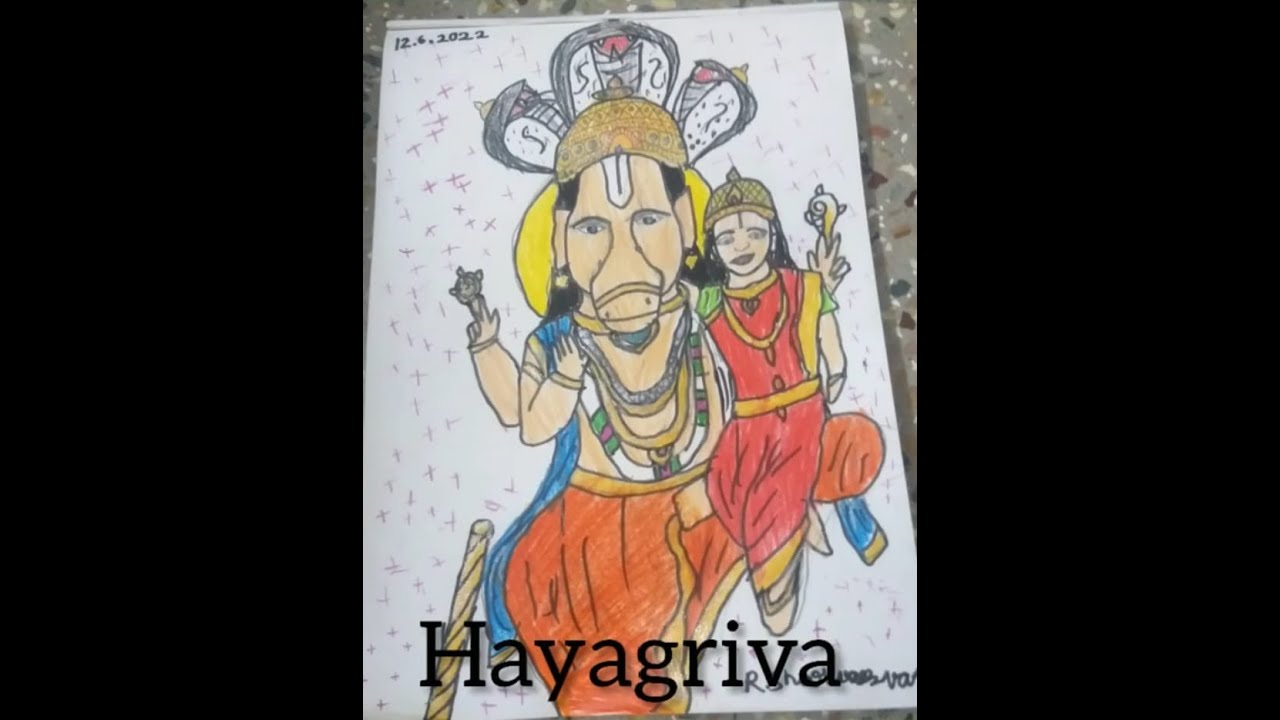 HOW TO DRAW A HAYAGRIVA ||DRAWING ART STAR - YouTube