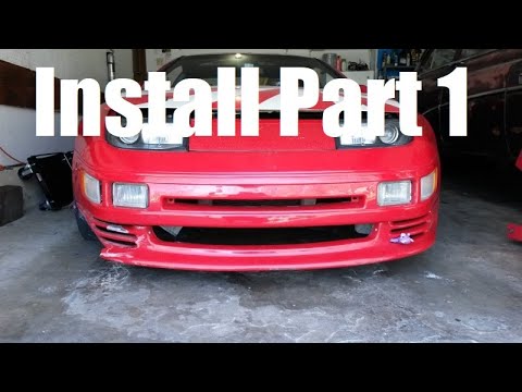 CX Racing z32 LS swap kit INSTALL Part 1 - YouTube