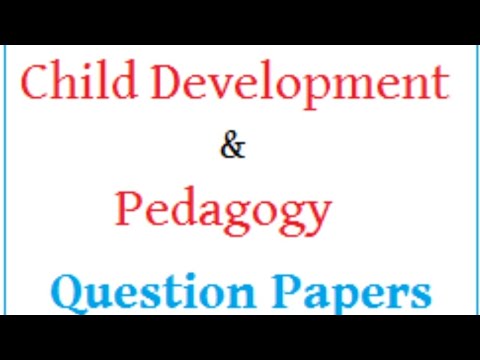 Jharkhand TET Previous Question Paper/Child Development & Pedagogy Part ...