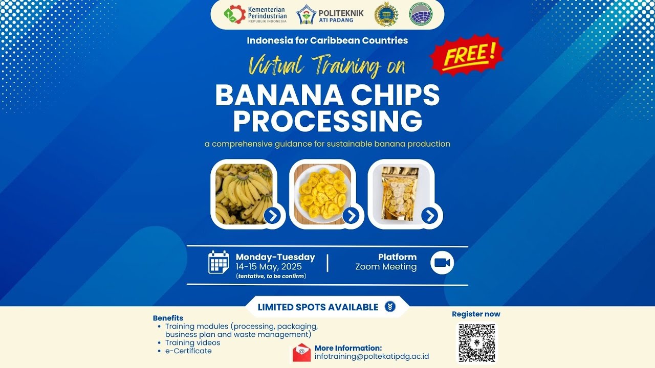 Virtual Training on Banana Chips Processing DAY 1 - YouTube