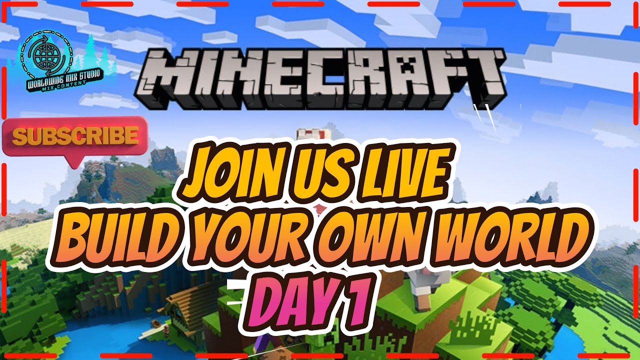 Minecraft | Building Our Own World | Dream City | | Join Us | Live ...