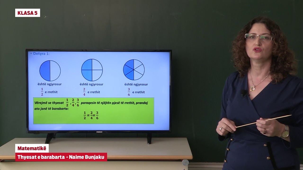 5319 Matematikë - Thyesat e barabarta - YouTube