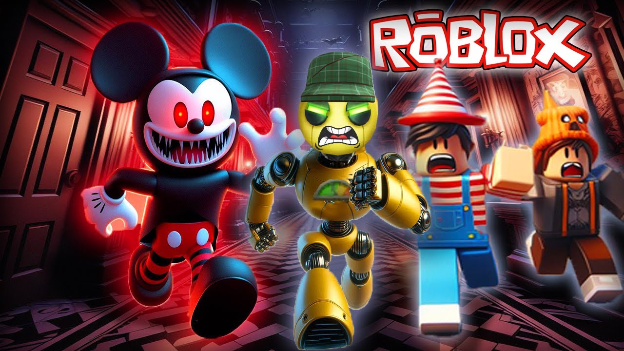 ¡ESCAPANDO DE MICKEY! | THE MOUSE (ROBLOX COMPLETO) - YouTube