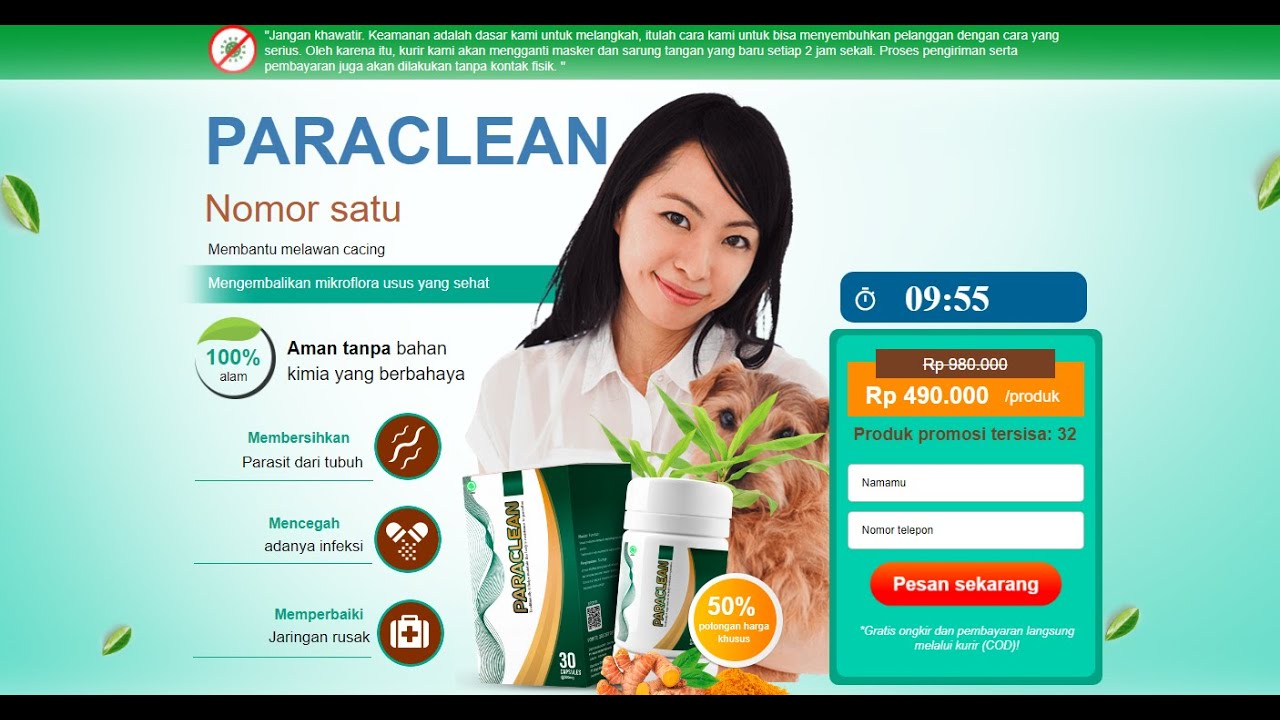 Paraclean: kapsul,indonesia,harga - YouTube