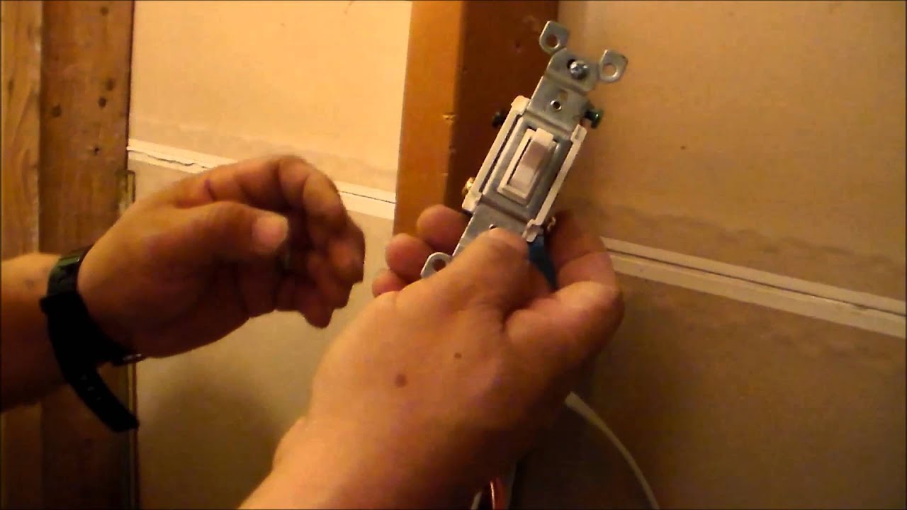 How to Install: 3 Way light switch - YouTube