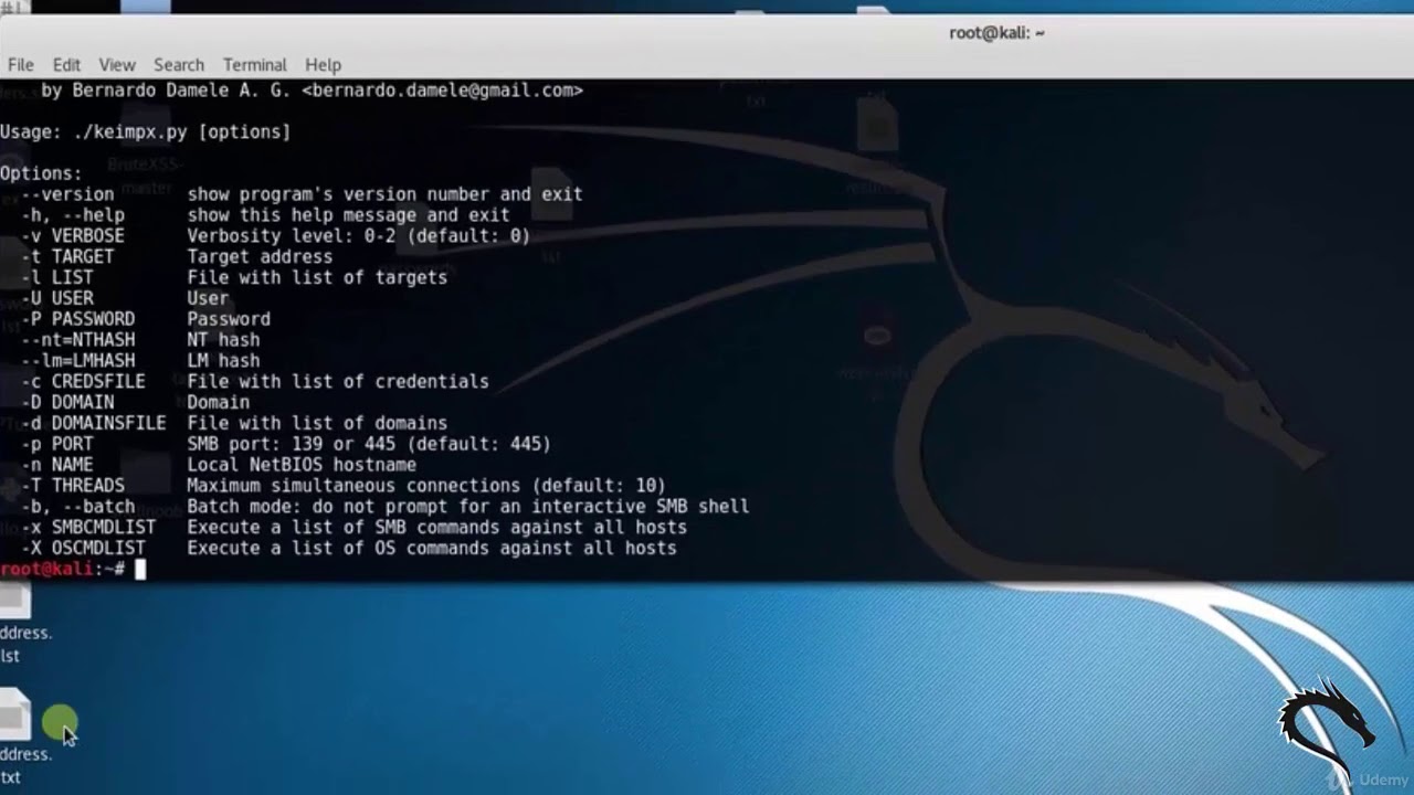 Video 76: Keimpx Password attack tool in Kali Linux | Kali Linux ...