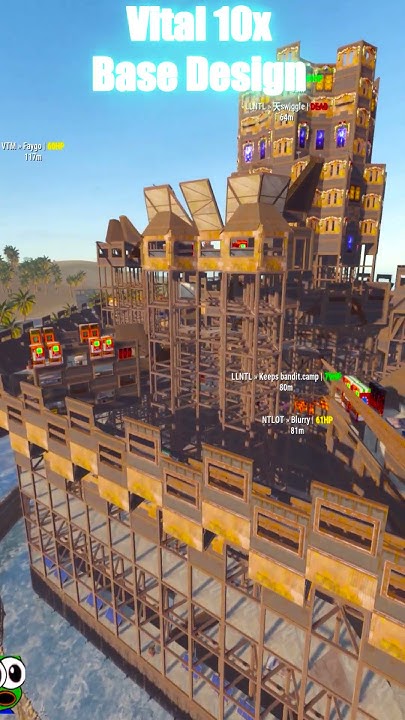Rust Strong Clan Base Design on Vital #rustgame #rust #rustconsole - YouTube