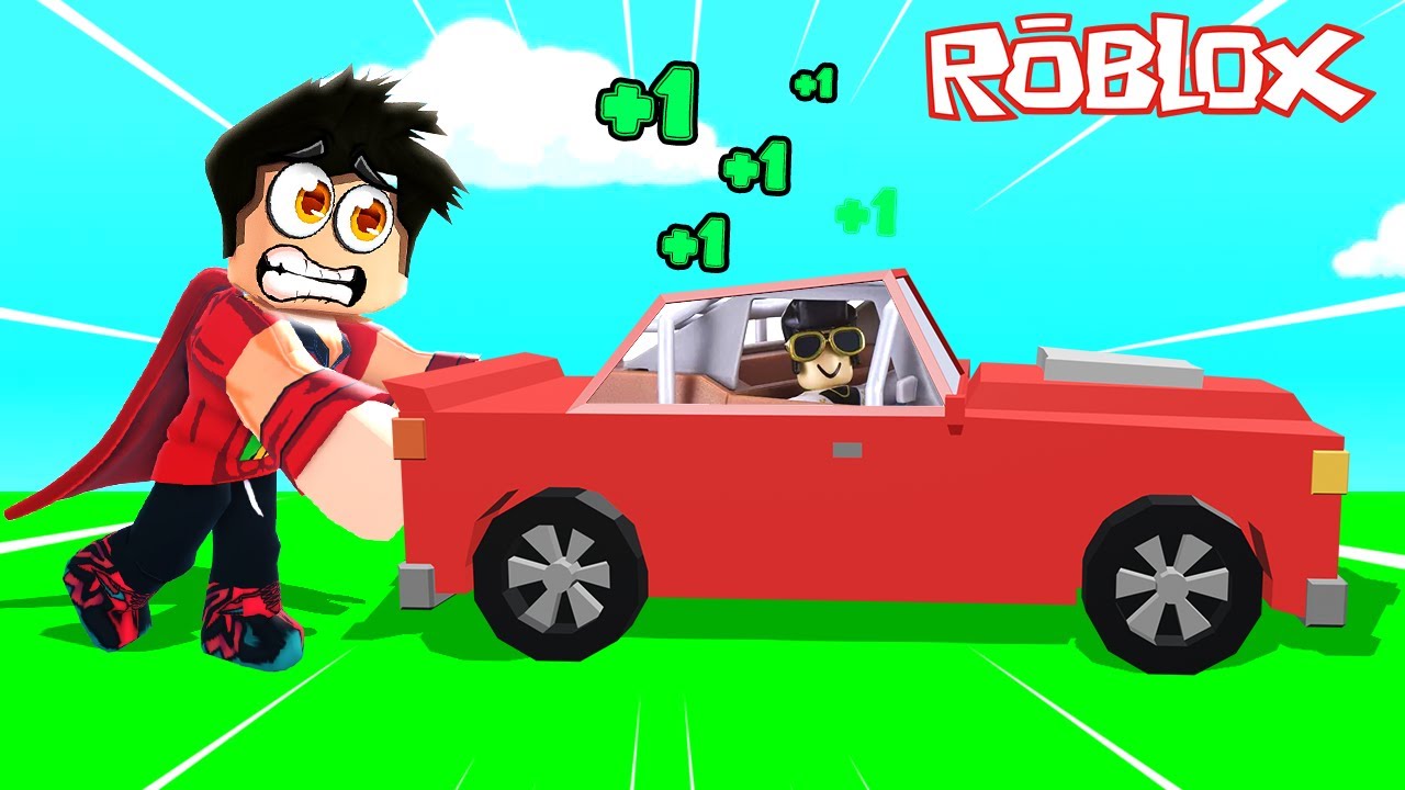 ARABA İTEKLEME OYUNU! YOLUN SONUNA KADAR ÇIK 🚗 Roblox Push a Car - YouTube